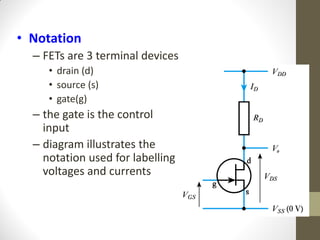 JFET Construction, Working Principle And V-I Characterstics | PDF