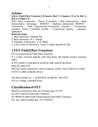 FET Syllabus | PDF