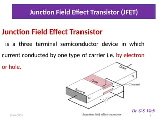 Junction Field Effect Transistors (JFET) | PPT