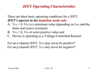 Jfet electronica 2 | PPT
