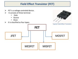 Presentation on JFET | PPTX