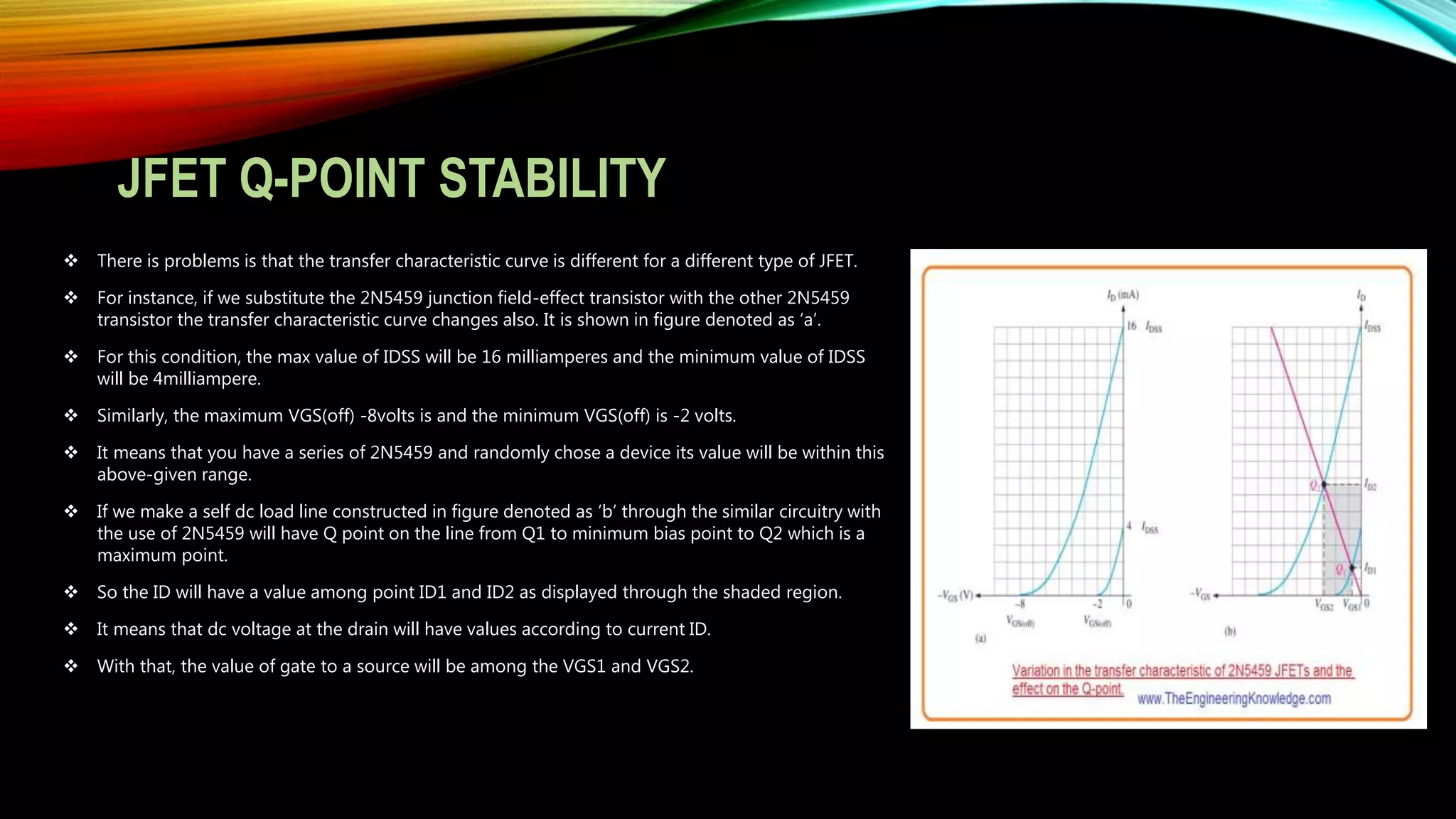 Jfet( voltage divider bias ) sheraz | PPTX