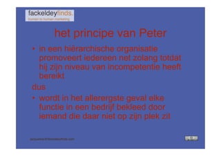 Samenvatting The Peter Principle | PPT