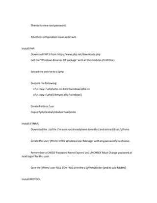 Jffnms Manual | DOCX