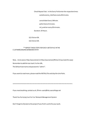 Jffnms Manual | DOCX