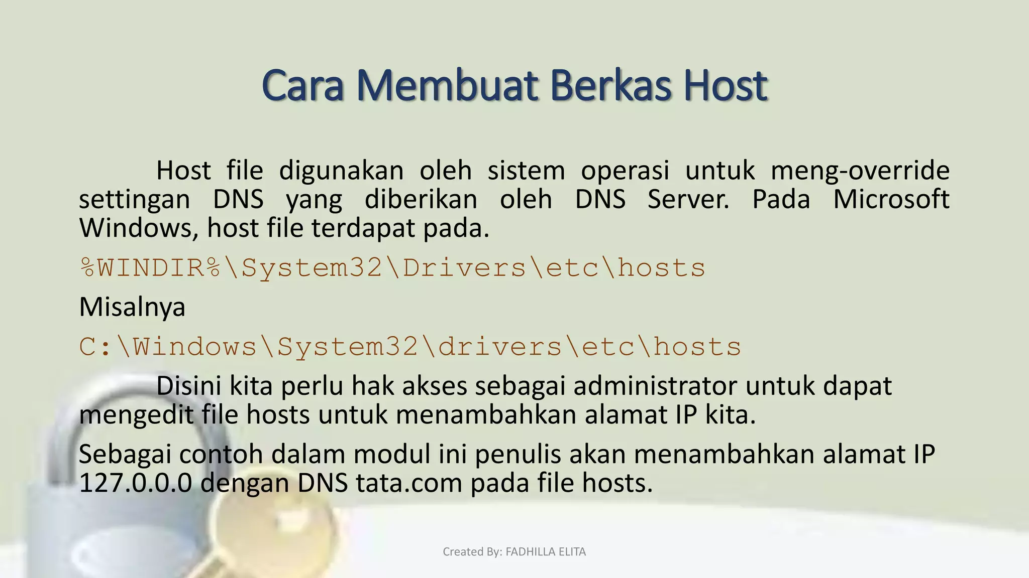Tutorial membuat sertifikat autoriti pada xampp | PPTX