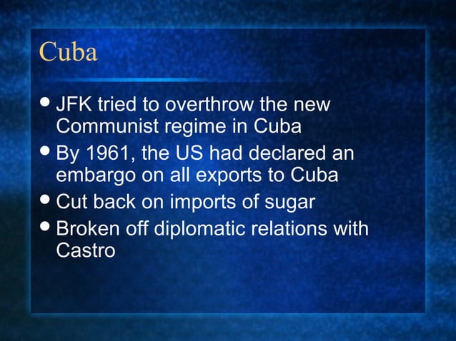 JFK (Domestic Policy) | PPT