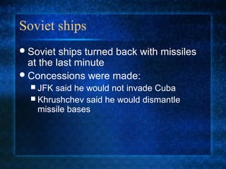 JFK (Domestic Policy) | PPT