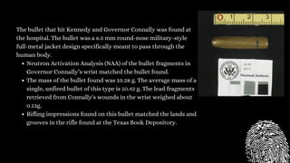 John F Kennedy Assassination- As a Forensic Ballistics Case Study | PDF