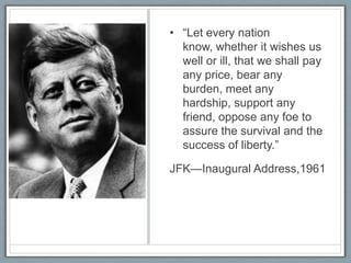 JFK--Foreign Policy | PPT