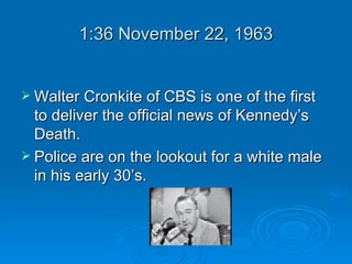 JFK assassination PPT | PPT