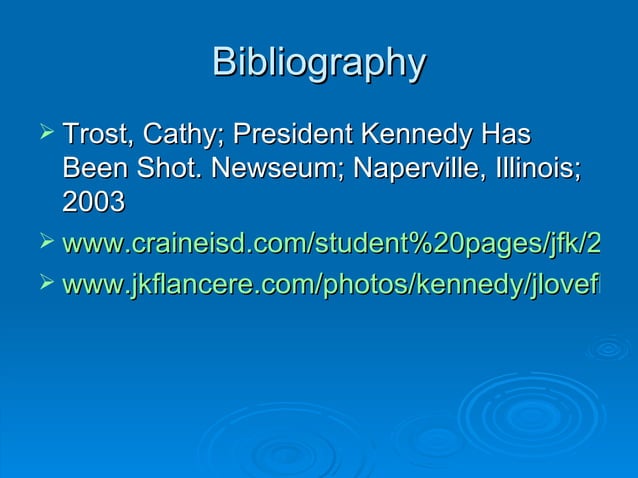JFK assassination PPT | PPT