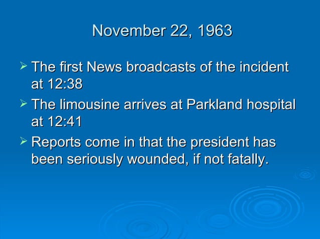 JFK assassination PPT | PPT