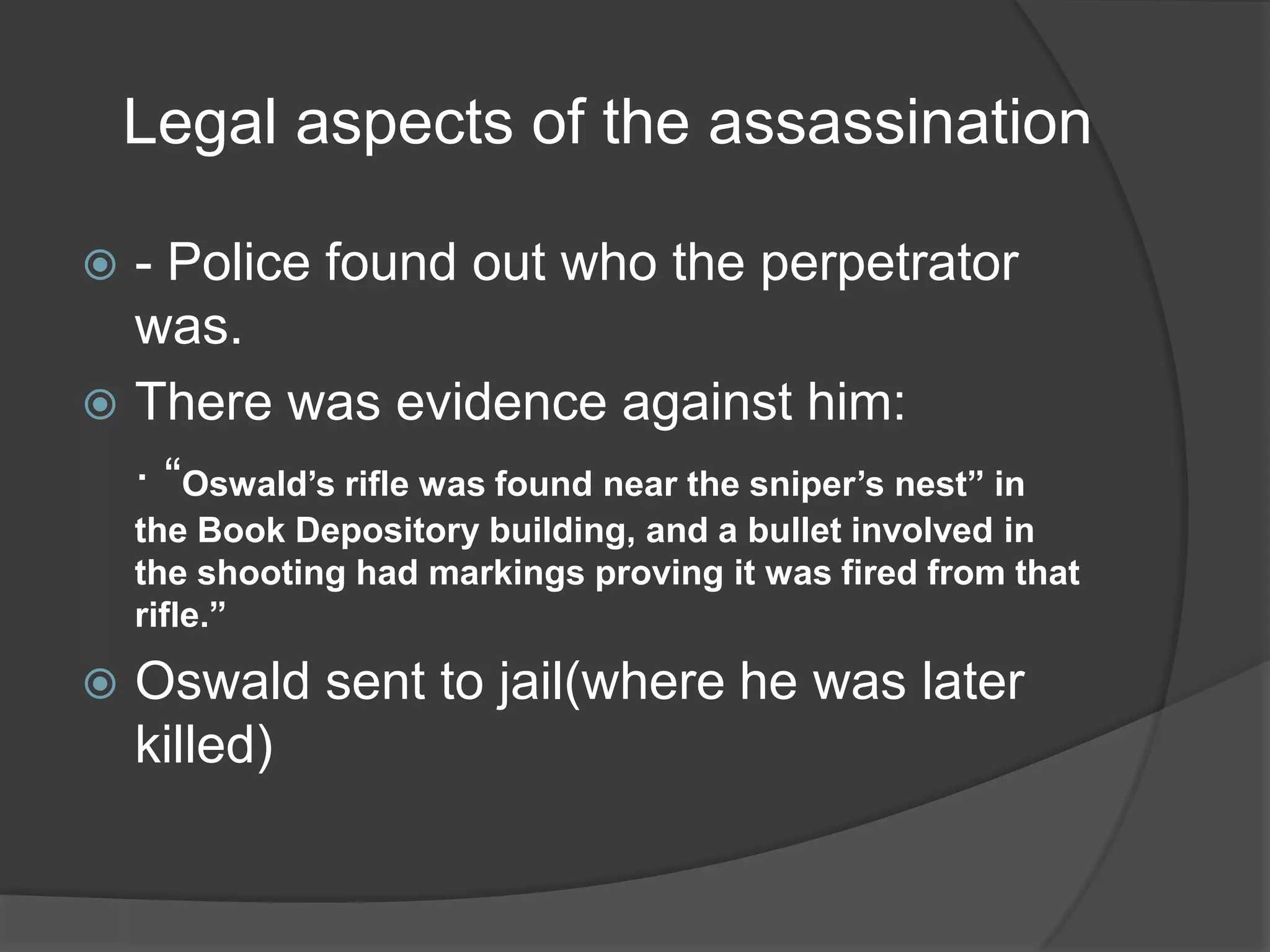 J.F.K. assassination | PPTX
