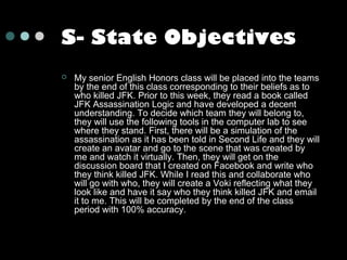 Jfk assassination unit plan | PPT