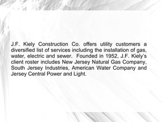 J F Kiely | PPT | Construction Industry | Industries