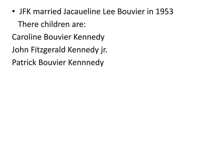 Jfk leadership project | PPT