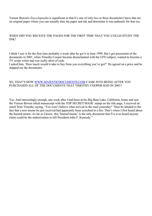 Jfk mj 12 document | PDF