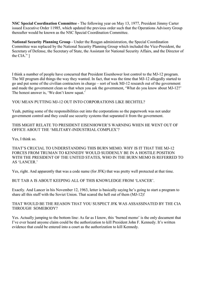 Jfk mj 12 document | PDF