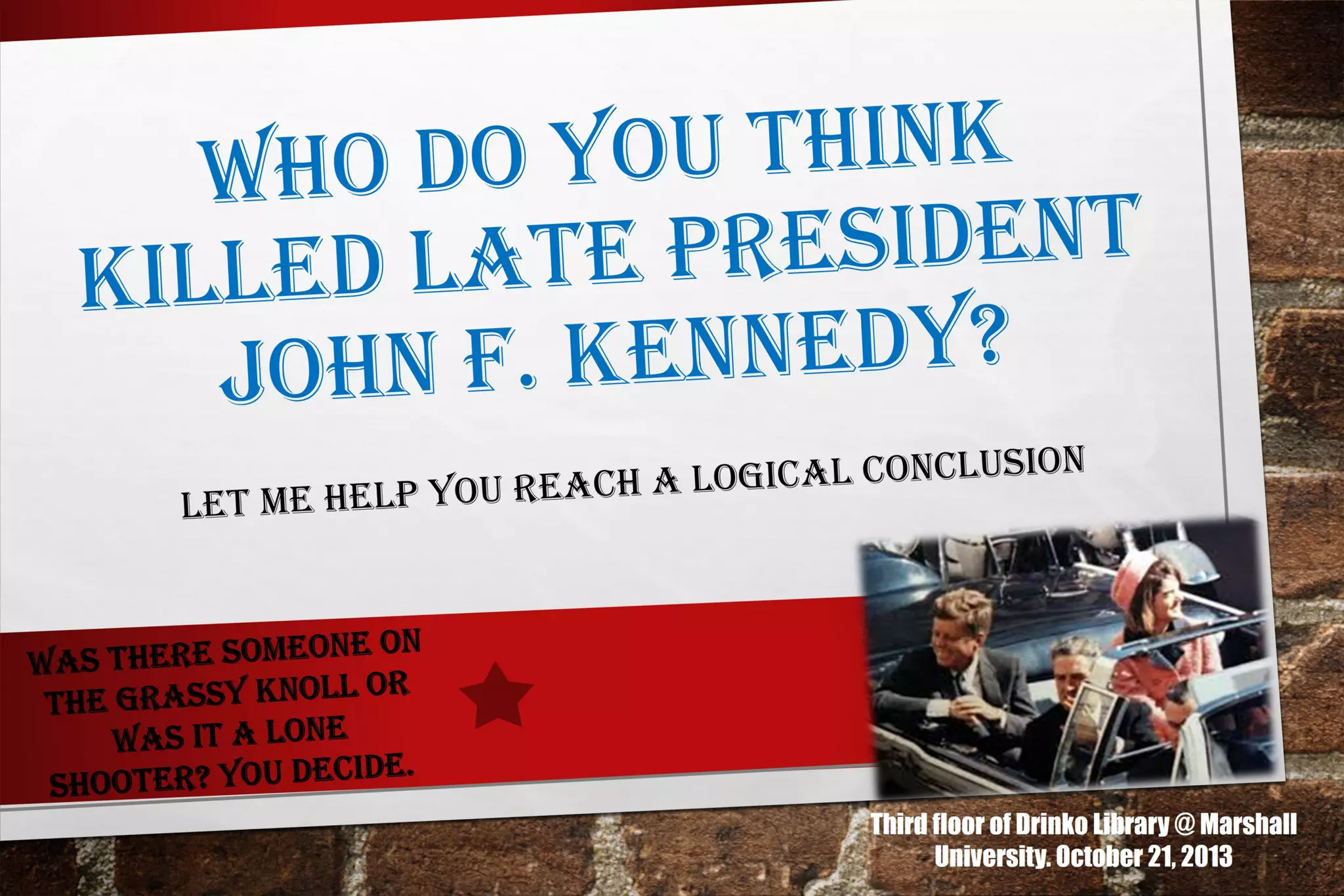 Jfk poster | PPT