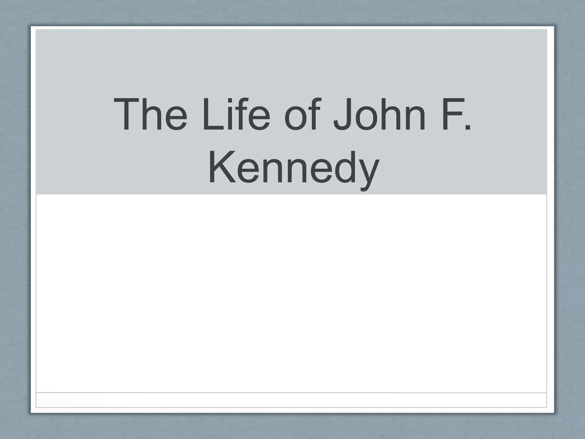 Jfk powerpoint | PPTX