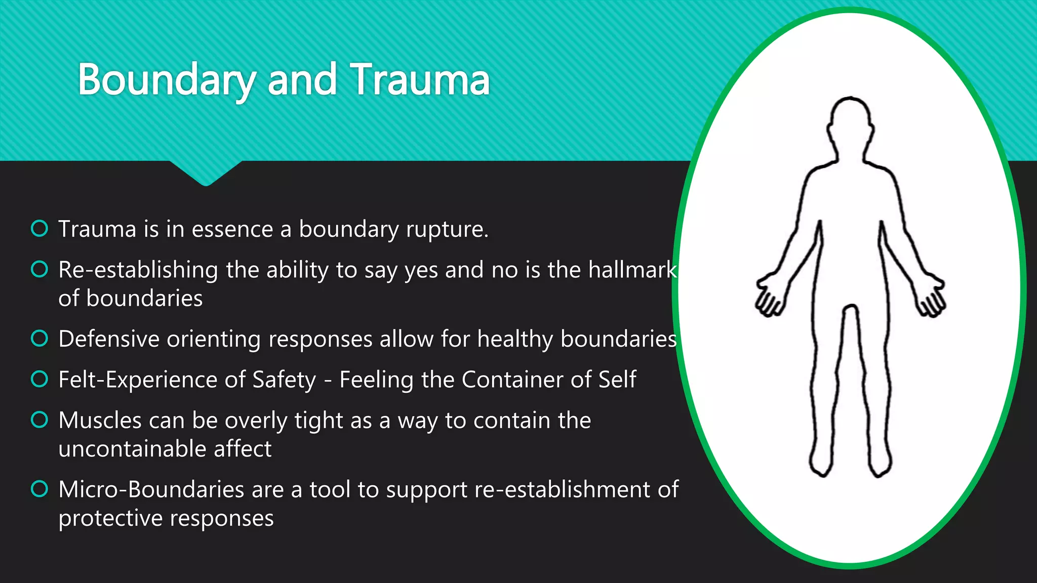 Somatic approaches to treating trauma threat arousal cycle | PPTX