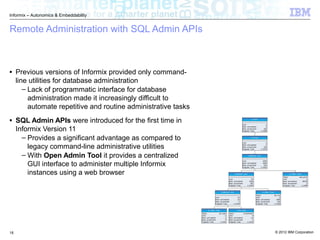 informix Embeddability and Autonomics | PPT