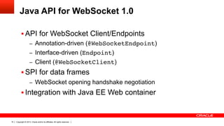 The Java EE 7 Platform: Productivity++ & Embracing HTML5 | PPT