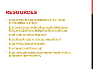 Jfokus functional groovy | PDF