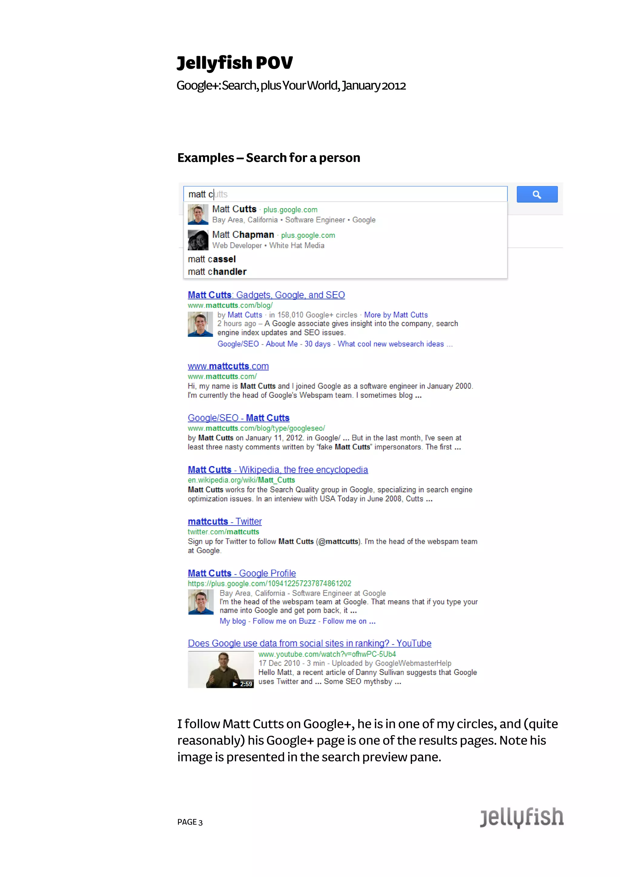 Jellyfish Agency googleplus POV | PDF