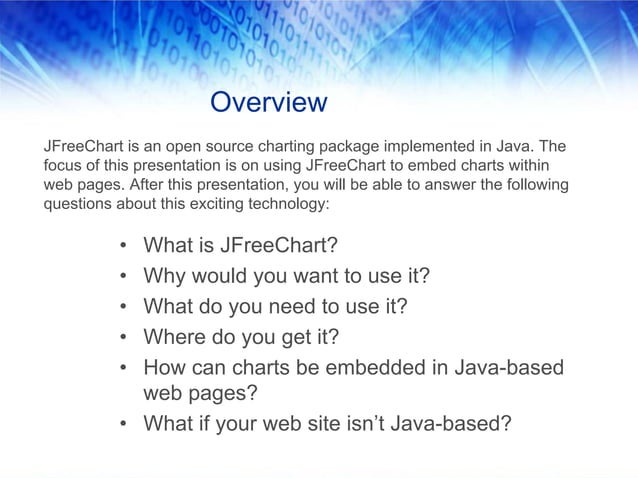 Creating Dynamic Charts With JFreeChart | PPT