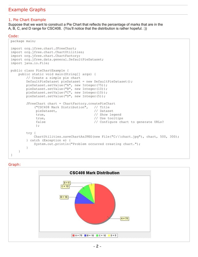 Jfreechart tutorial | PDF