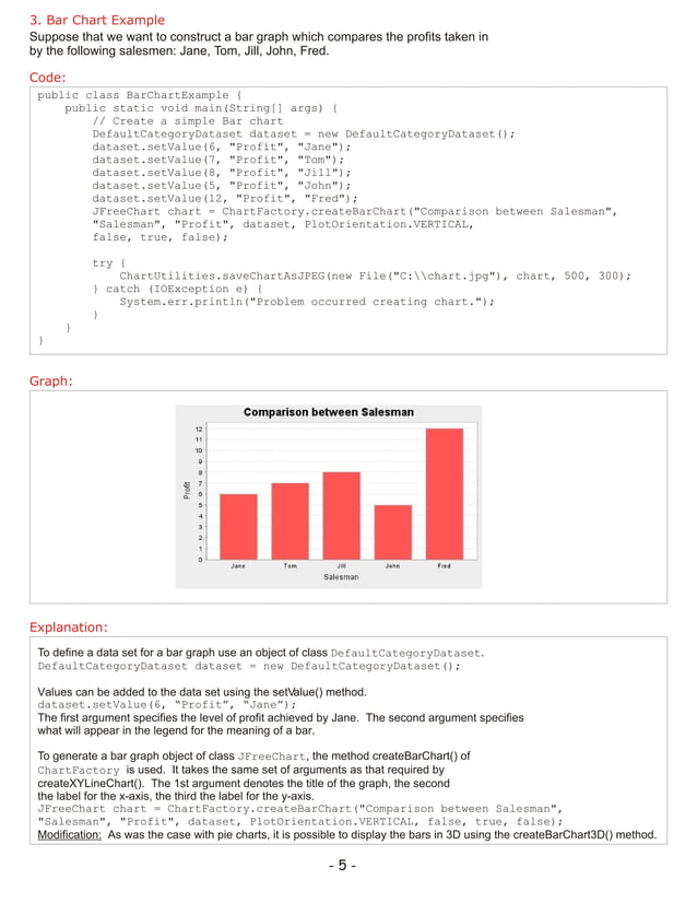 Jfreechart tutorial | PDF