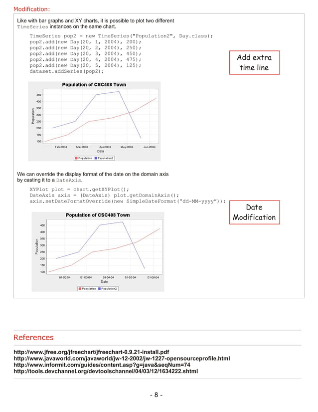Jfreechart tutorial | PDF