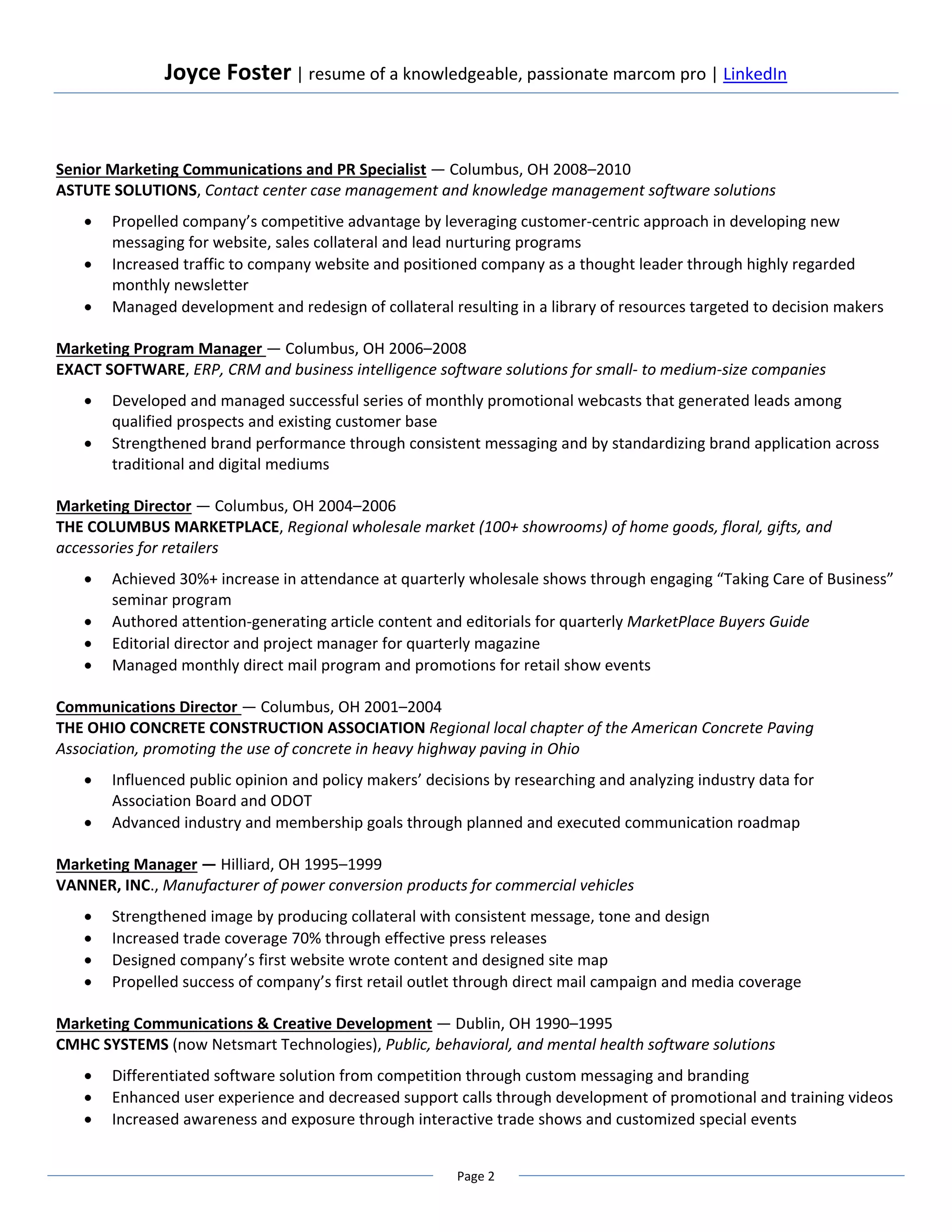 Jf resume 021213 | PDF