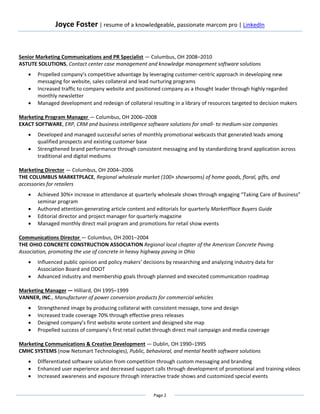 Jf resume 021213 | PDF