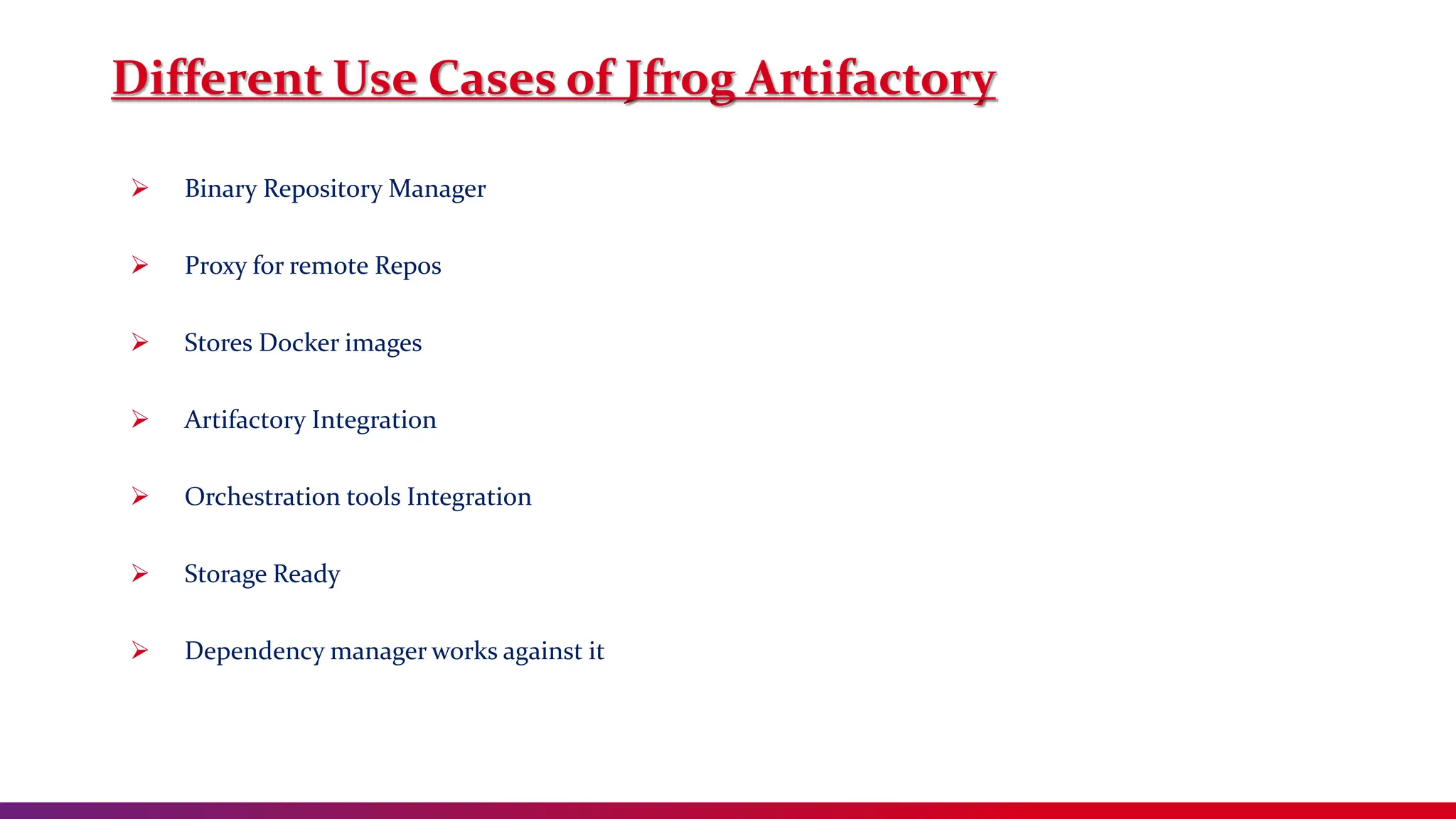 Introduction to JFrog Artifactory Presentation | PPTX