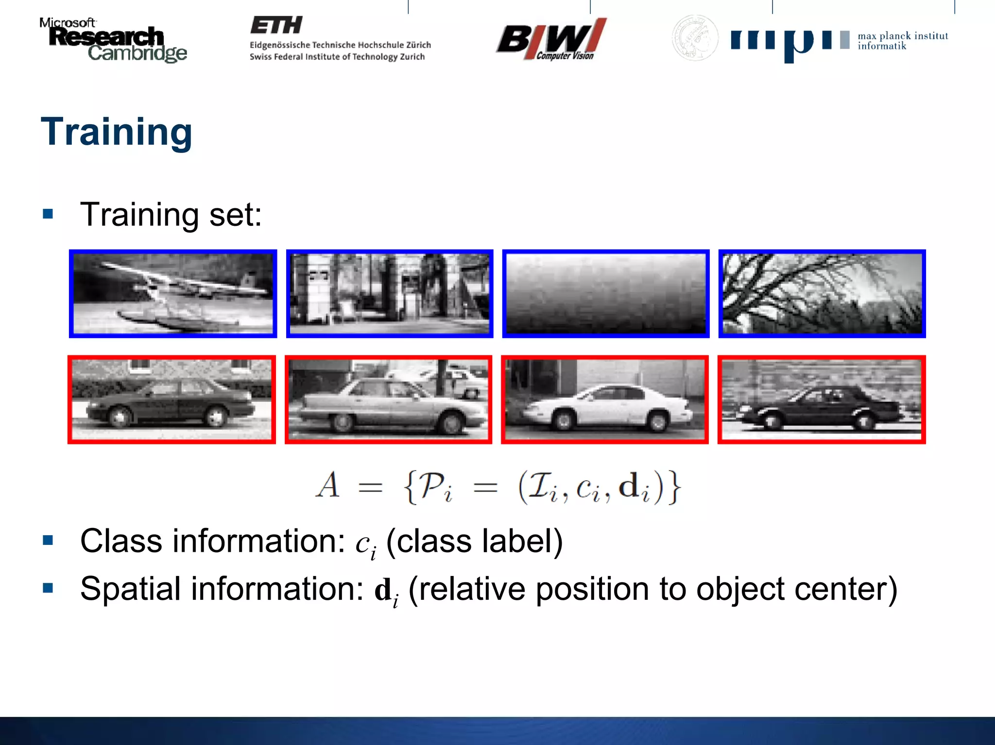 Cvpr2009 Class Specific Hough Forest For Object Detection Ppt