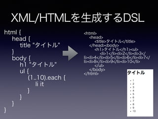 Markup Template Engine introduced Groovy 2.3 | PDF
