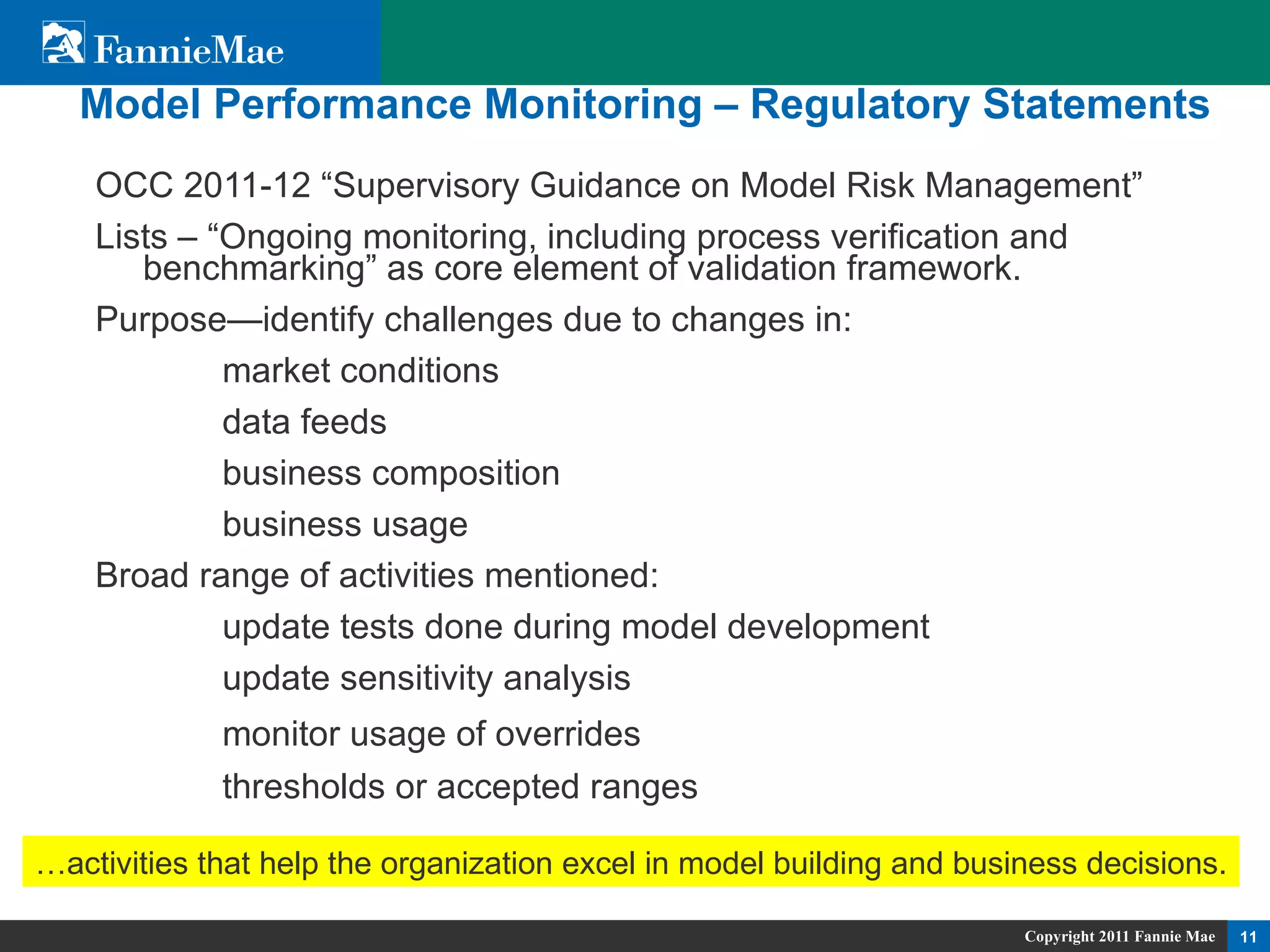 Model Performance Monitoring and Back-Testing as a Business and Risk ...
