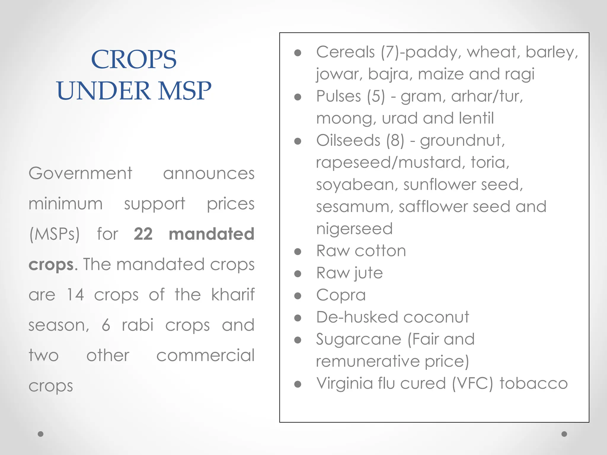 AGRICULTURAL PRICE POLICY -AGRICULTURAL ECONOMICS.pptx