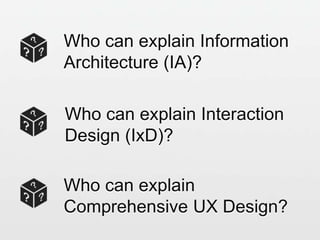 UX Design Overview | PPT