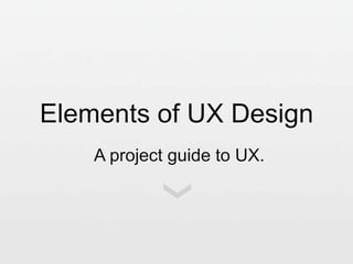 UX Design Overview | PPT