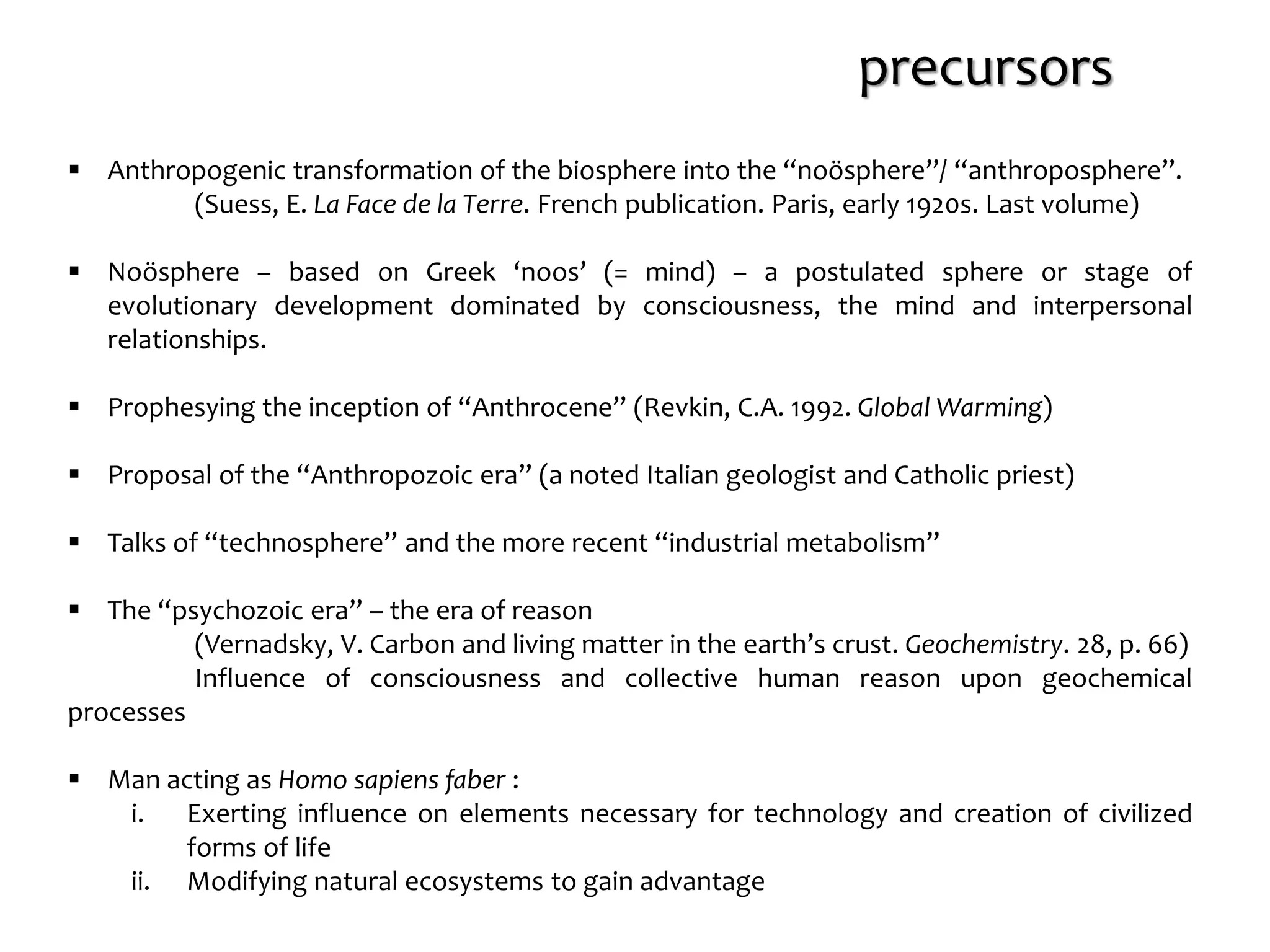 The Anthropocene | PDF