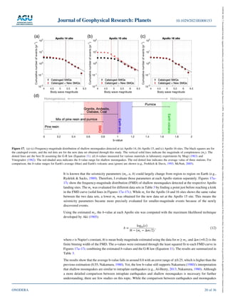 New Views of Lunar Seismicity Brought by Analysis ofNewly Discovered ...