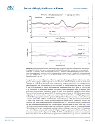 Clouds and Ammonia in the Atmospheres of Jupiter and Saturn Determined ...