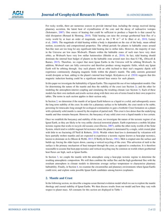 Ignan Earths: Habitability of Terrestrial Planets WithExtreme Internal ...