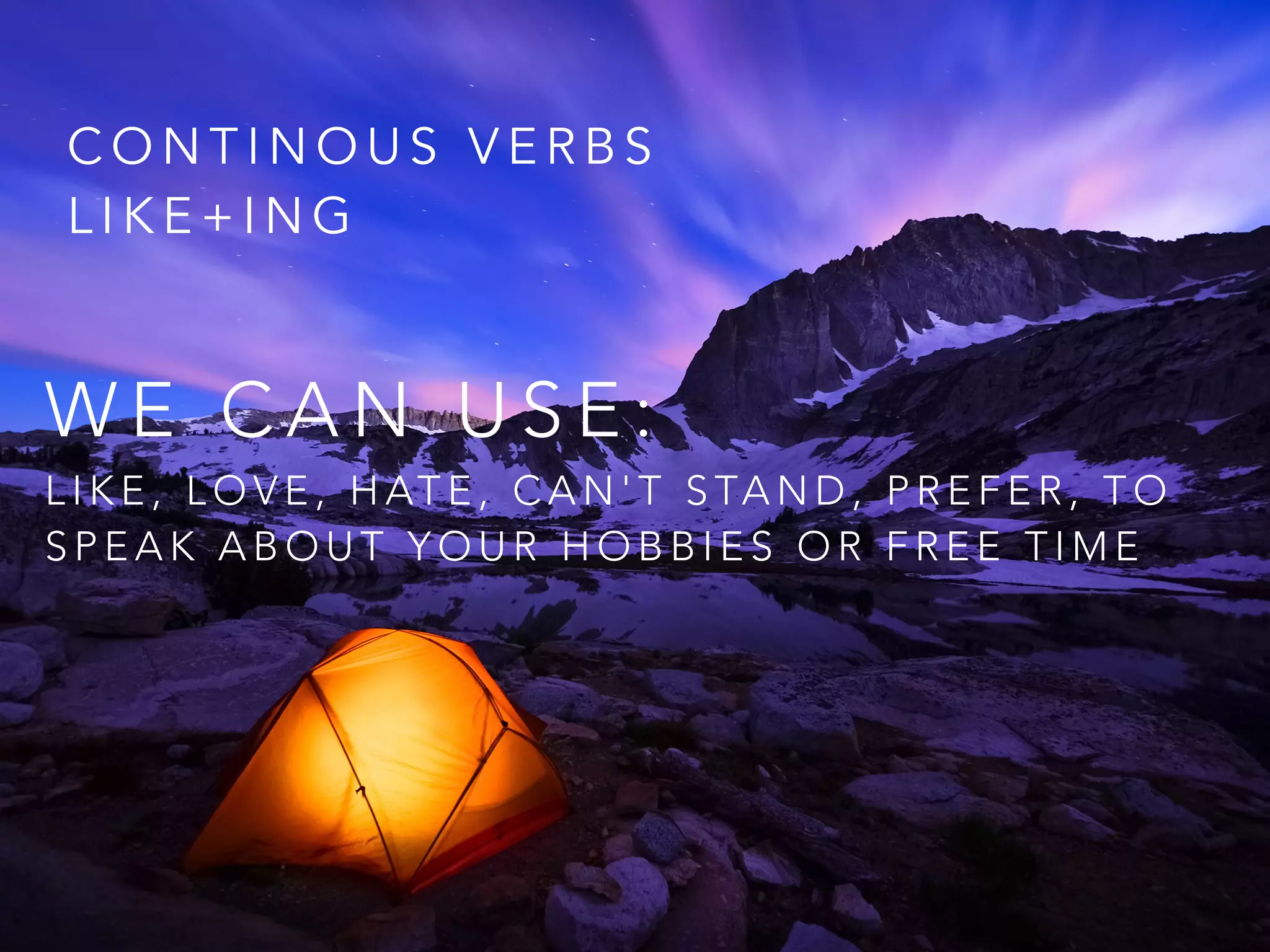 Preference verbs | PDF