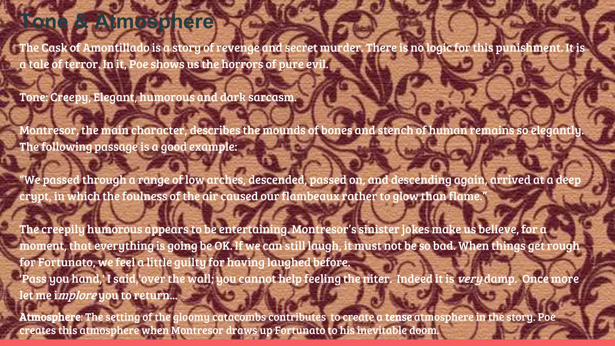 The Cask of Amontillado | PPT