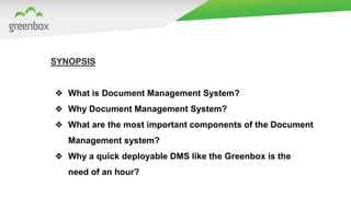10 key components of a document management system ppt | PPTX ...